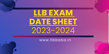 llb exam date sheet of ccs university